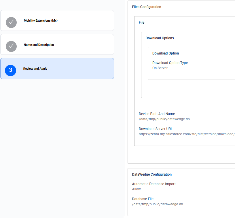 Deploy DataWedge Configuration Via Zebra DNA Cloud